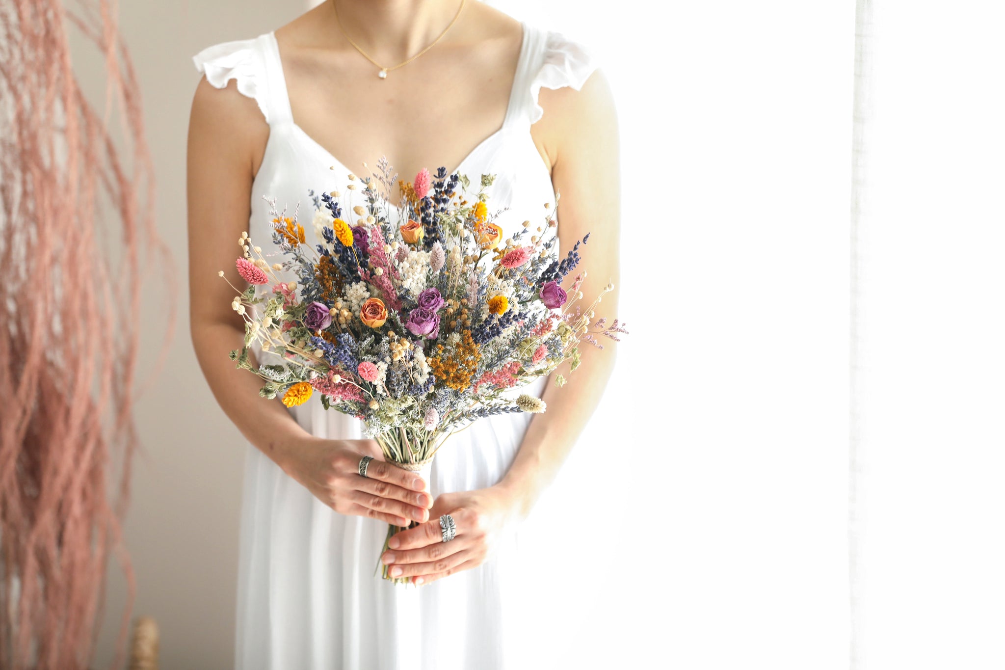 Spring Boho Bouquet – Heavenpartyflowers