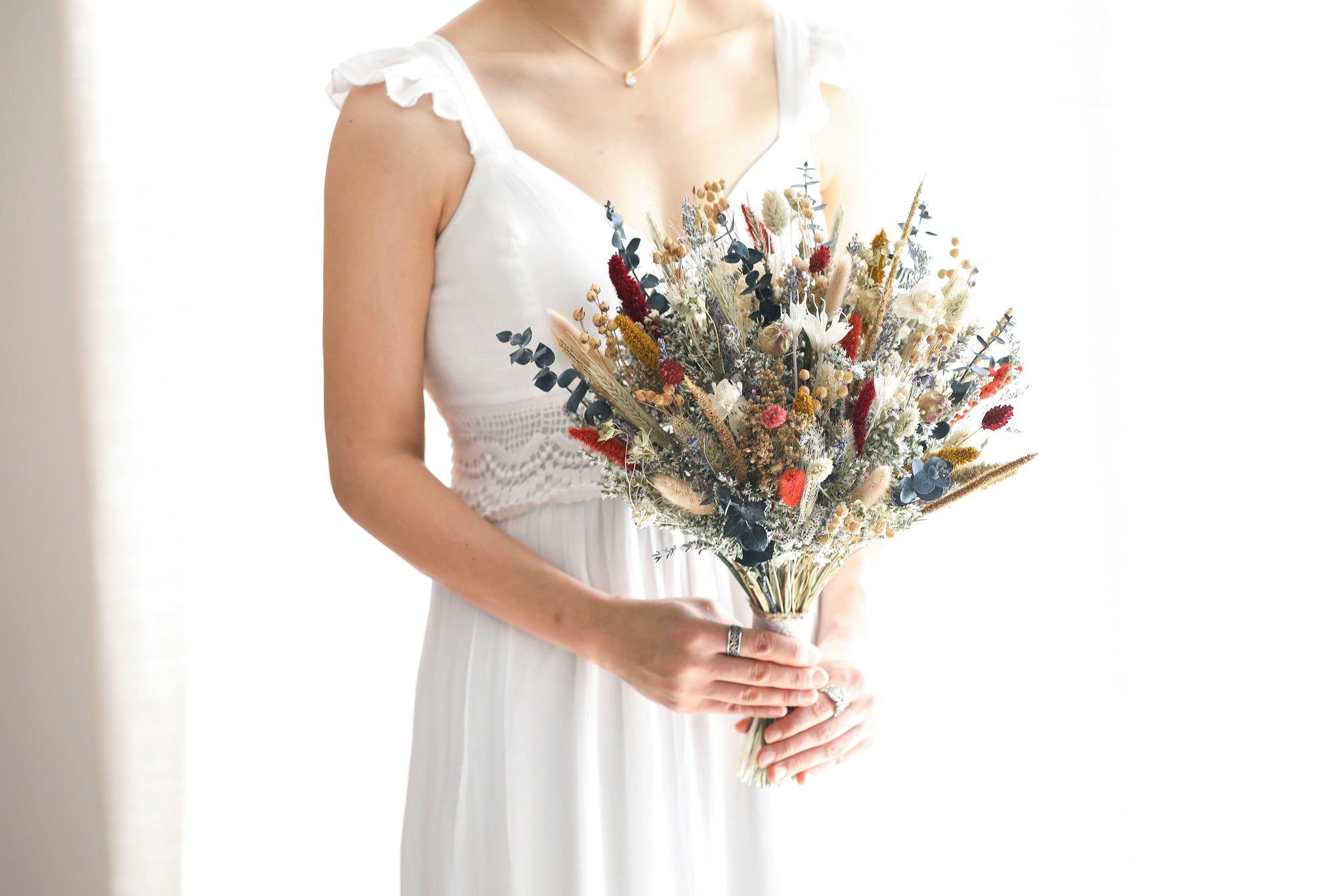 Natural Boho Bouquet – Heavenpartyflowers