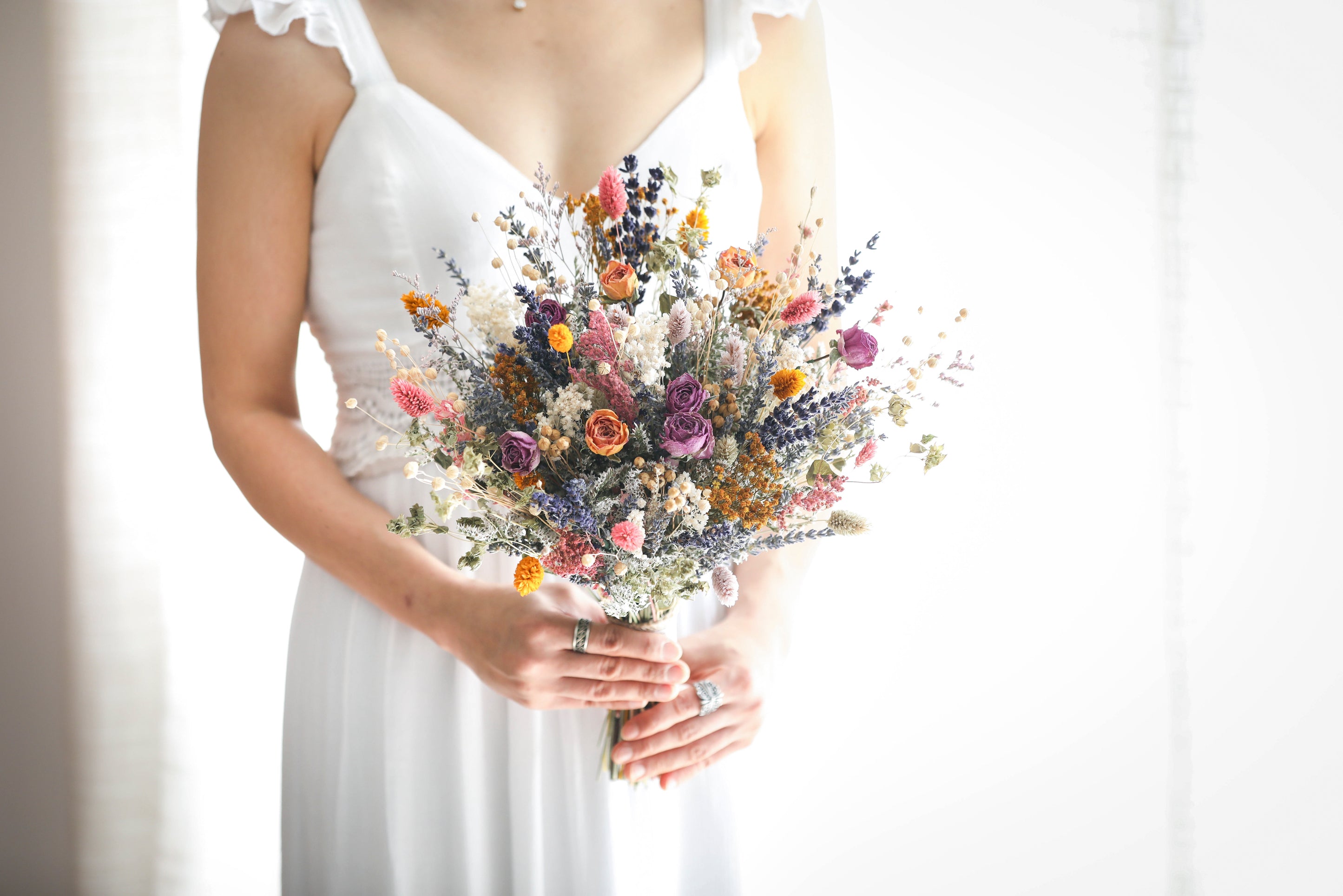 Spring Boho Bouquet – Heavenpartyflowers