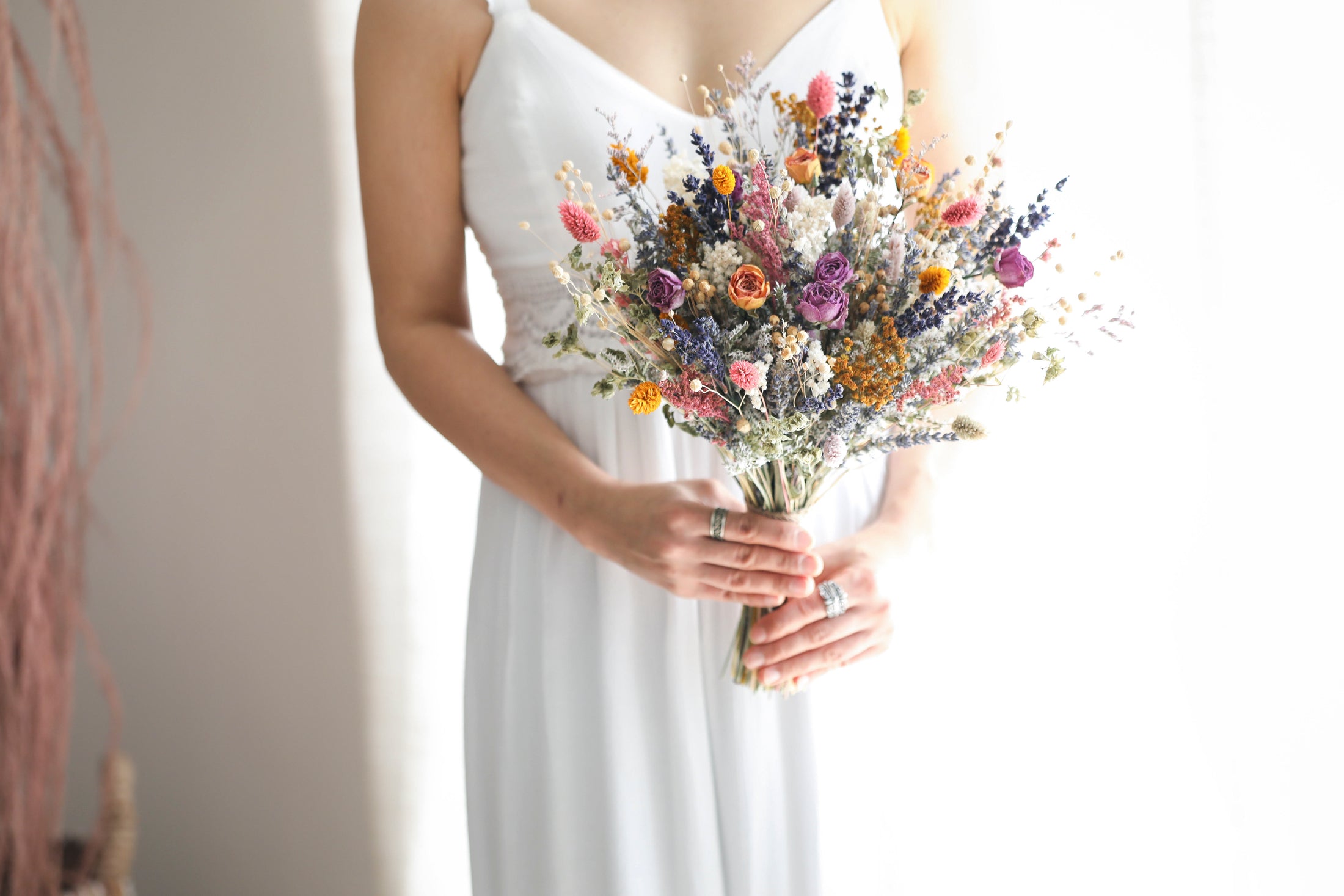 Spring Boho Bouquet – Heavenpartyflowers